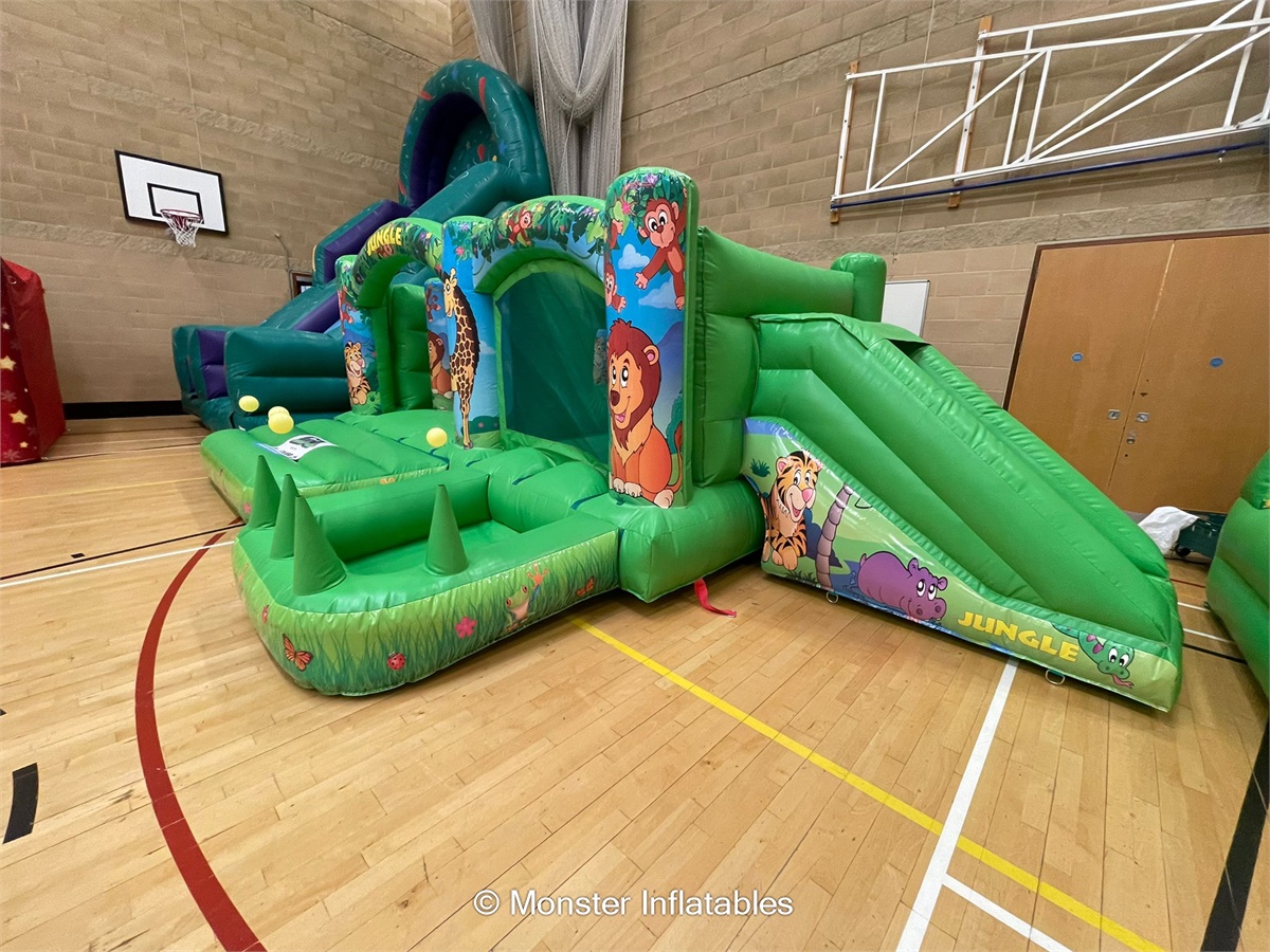 Jungle Multi-Activity Bouncy Castle - Bouncy Castle & Soft Play Hire in ...