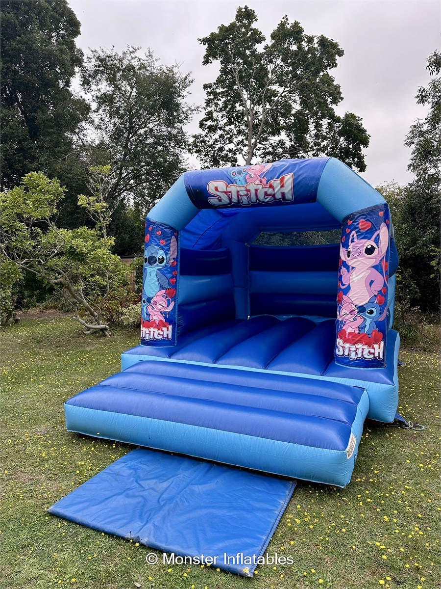 Lilo & Stitch Bouncy Castle (Blue 15x12)) - Bouncy Castle & Soft Play ...