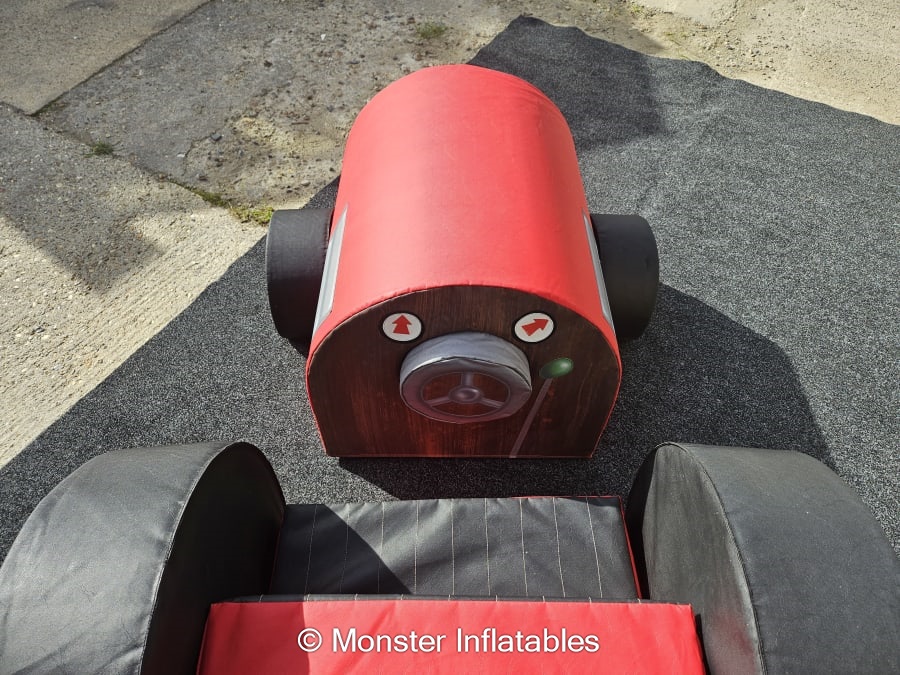 Red and Black Tractor Soft Play - Bouncy Castle & Soft Play Hire in ...