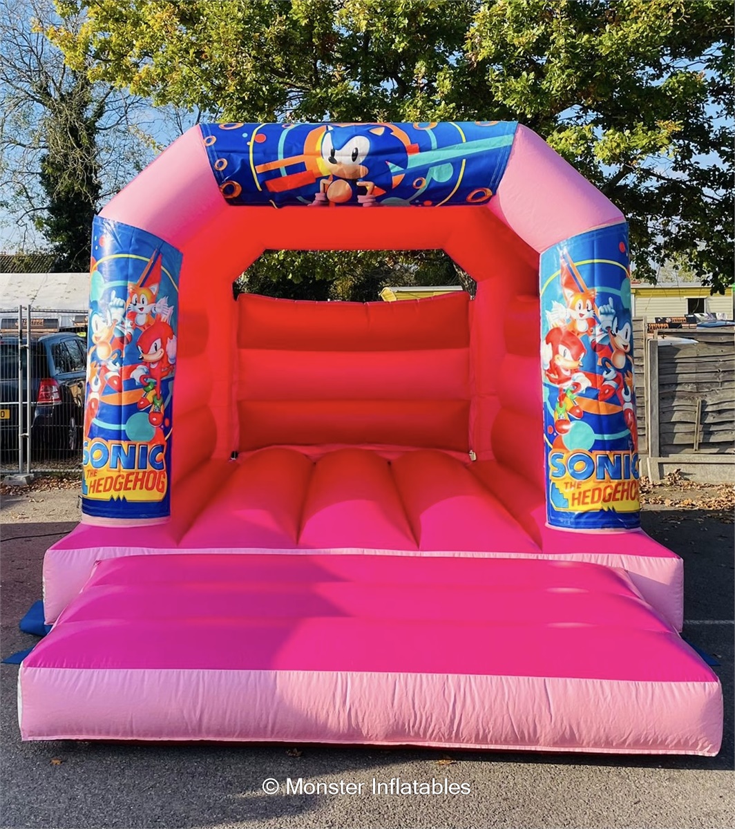 Sonic the Hedgehog Bouncy Castle (Pink 15x12) - Bouncy Castle & Soft ...